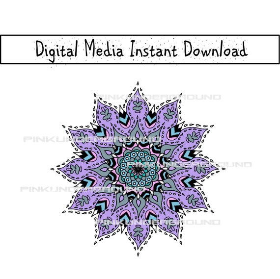 Purple Clipart Namaste Painting JPG PNG Artwork Vector Web - Etsy