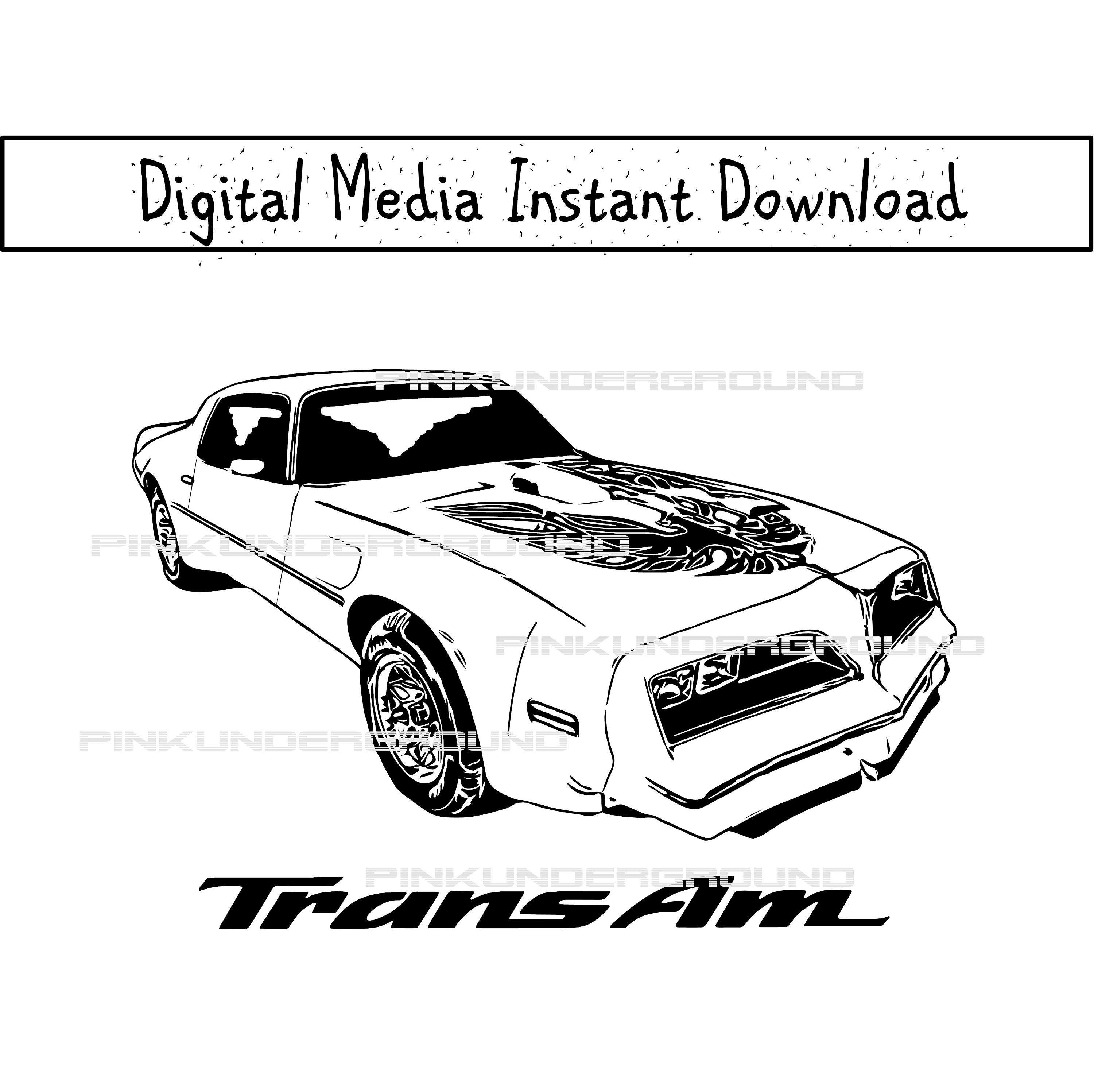 Trans Am Firebird Phoenix Decal Drawing Pontiac Tattoo Designs ...