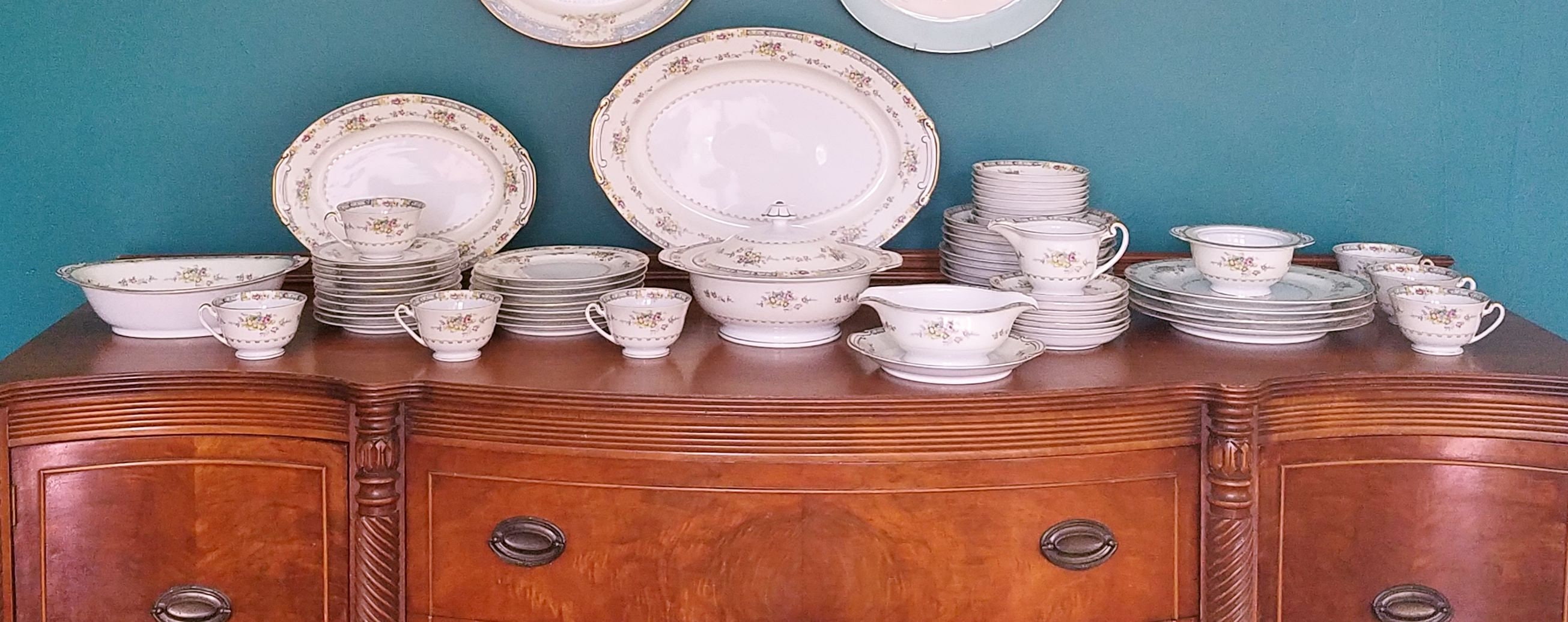 Rosemary National China, Vintage China Set Pre World War II - Etsy