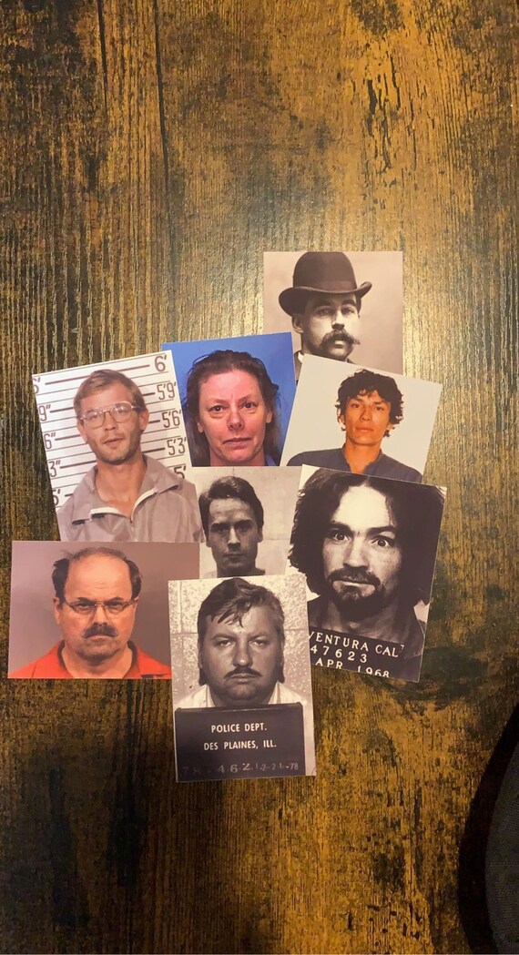 Serial Killer Mugshot Stickers - Etsy
