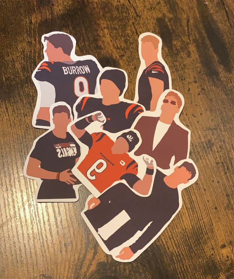 Joe Burrow Stickers - Etsy