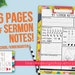 Sermon Notes for Kids. Preschool. PDF Printable. Instant Download ...
