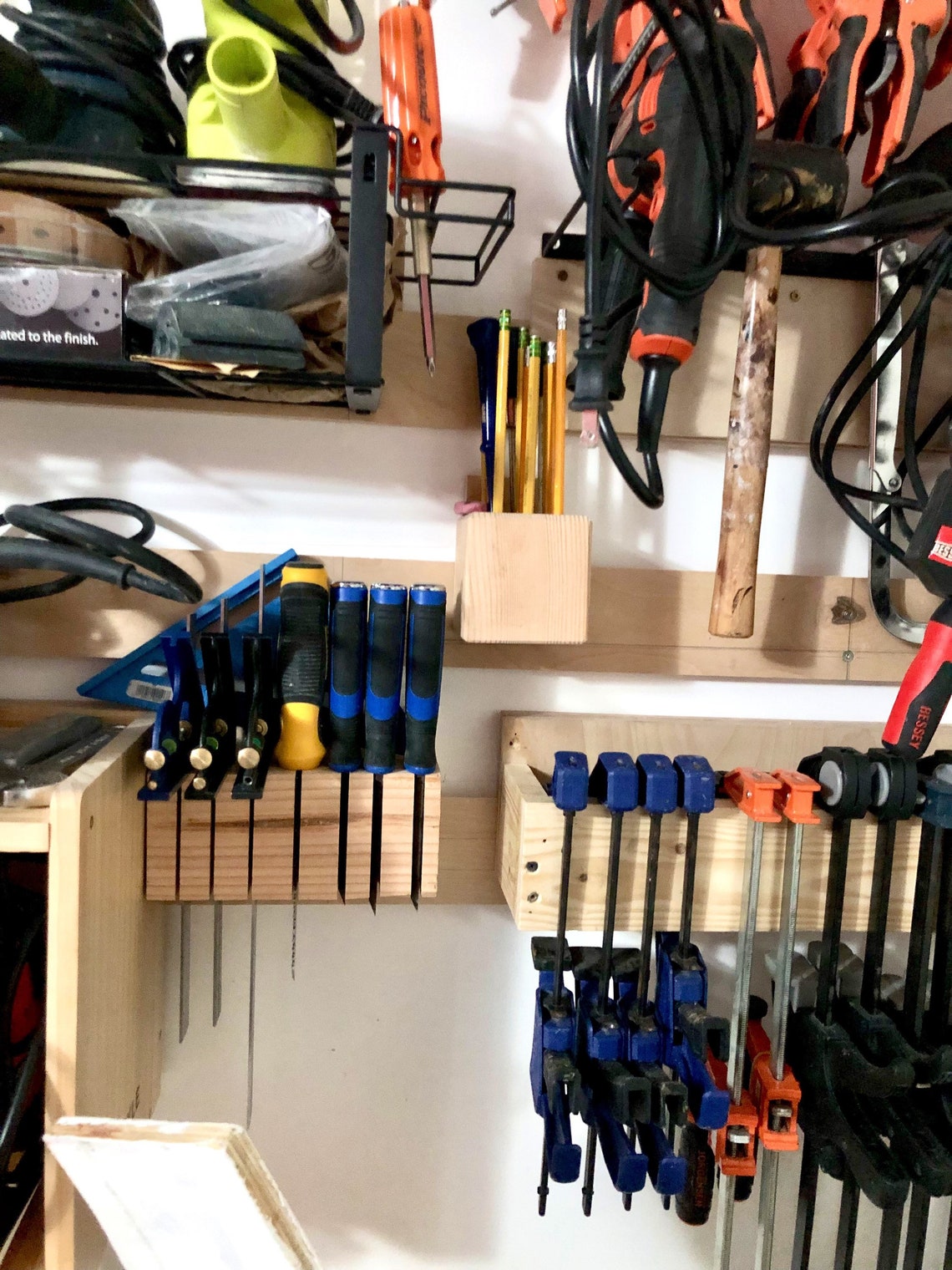 French Cleat Pencil Holder, French Cleat Tool Holders - Etsy