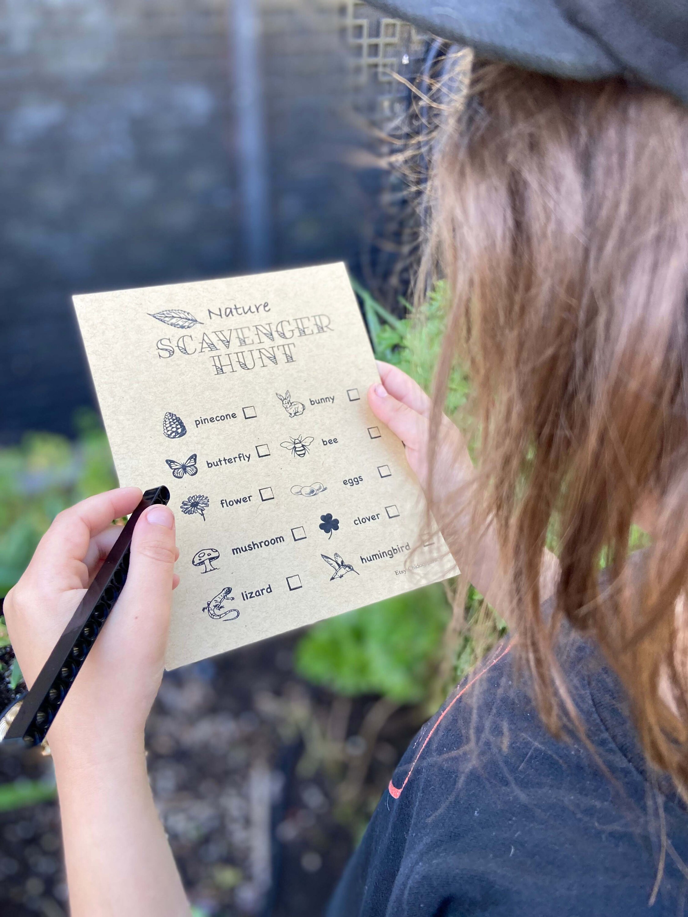 Scavenger Hunt Printable Game Nature Hunt Birthday Party Game - Etsy