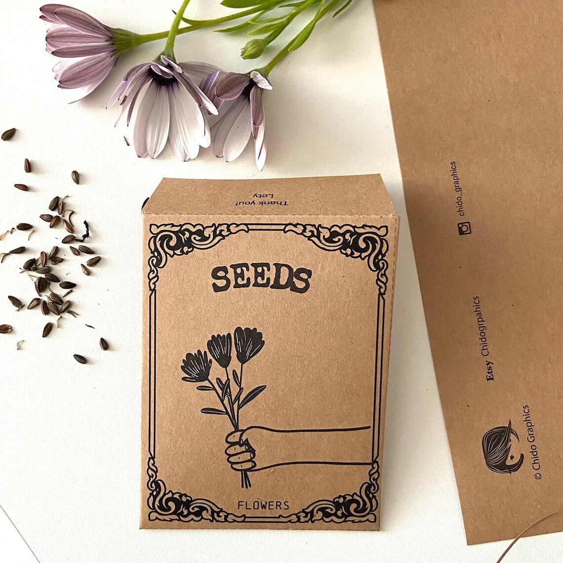 Custom Seed Packets,instant Download, Seed Envelope, Printable Seed ...