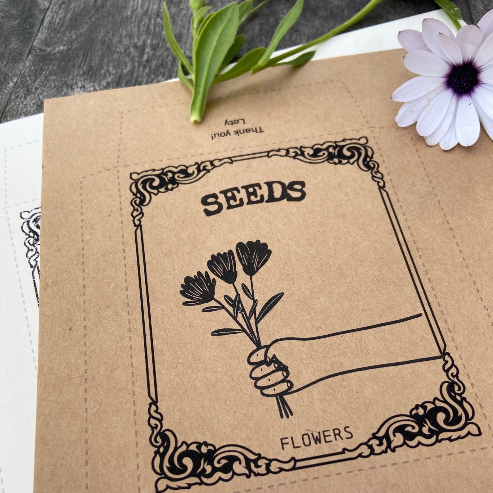 Custom Seed Packets,instant Download, Seed Envelope, Printable Seed ...