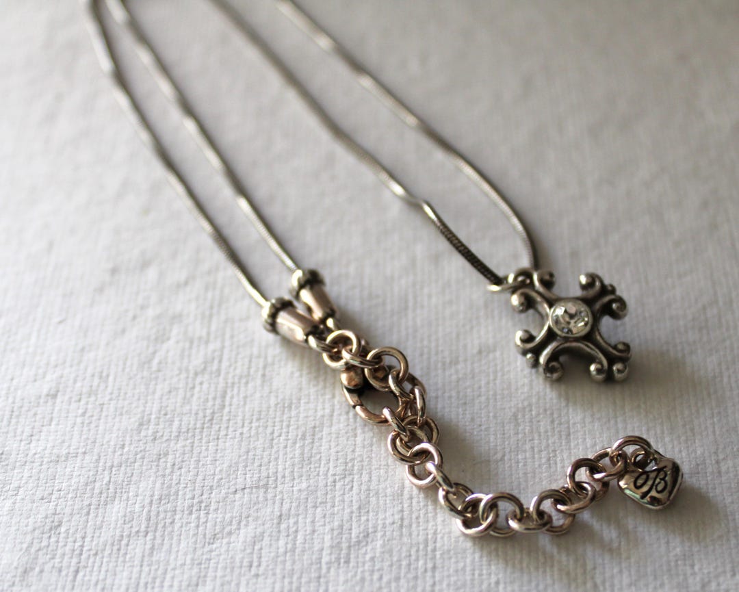 Brighton Small Cross Pendant Necklace - Etsy