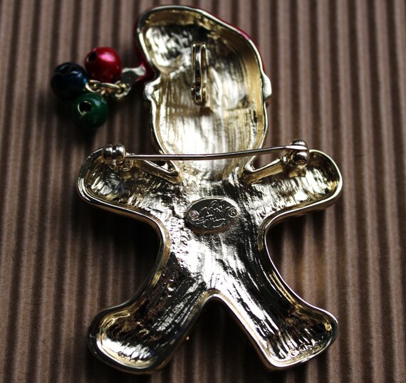 Kirks Folly Gingerbread Man Pin/Pendant - Gem