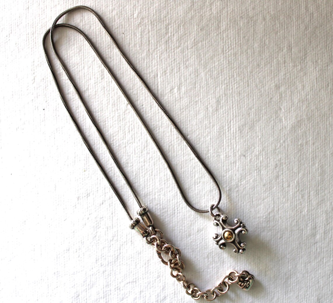 Brighton Small Cross Pendant Necklace - Etsy