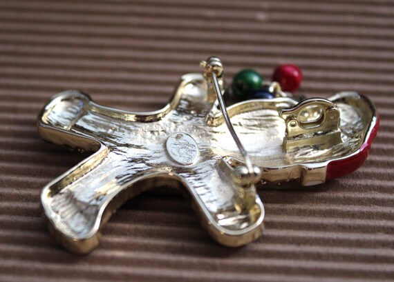 Kirks Folly Gingerbread Man Pin/Pendant - Gem