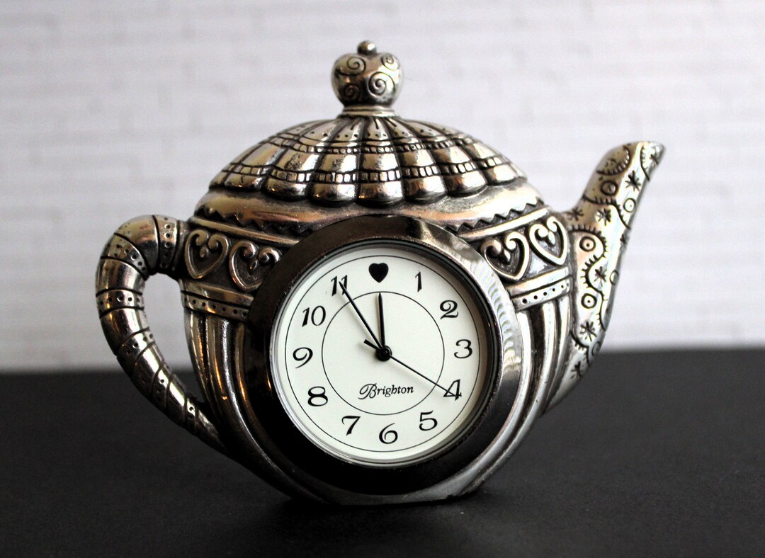 Retired Brighton Teapot Clock - Etsy