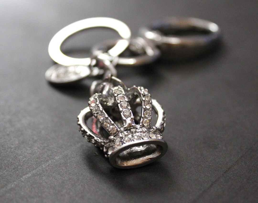 Juicy Couture Princess Crown Key Chain - Etsy