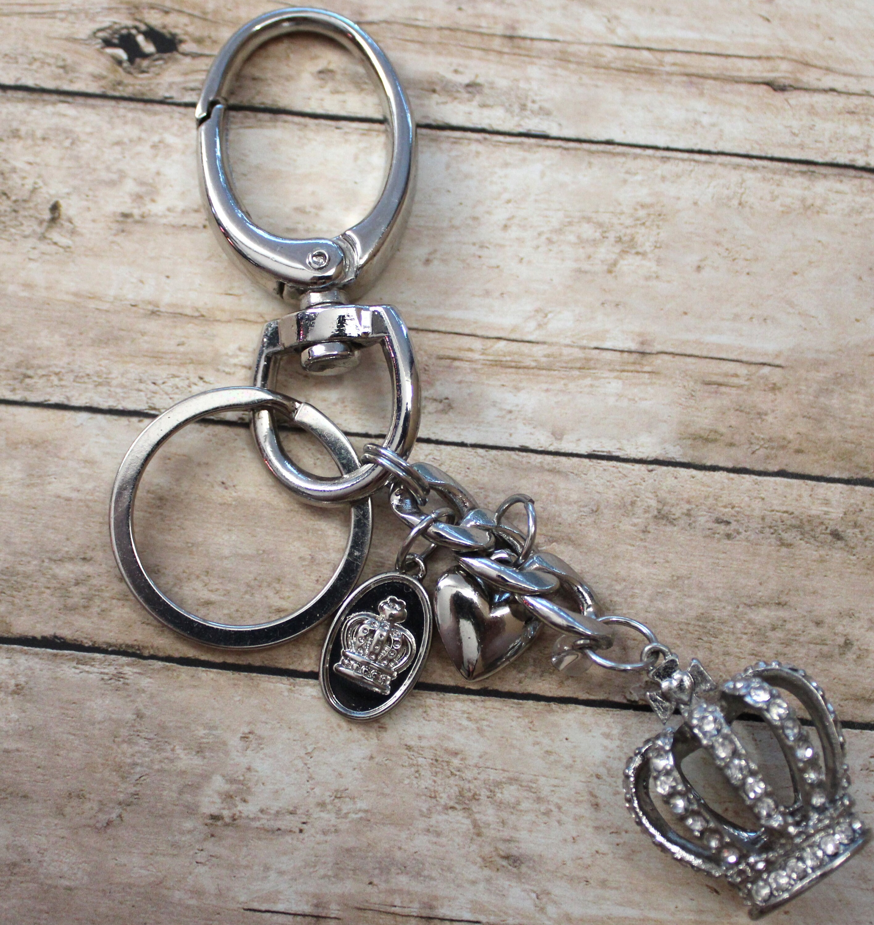 Juicy Couture Princess Crown Key Chain - Etsy