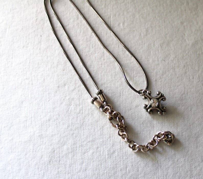 Brighton Small Cross Pendant Necklace - Etsy
