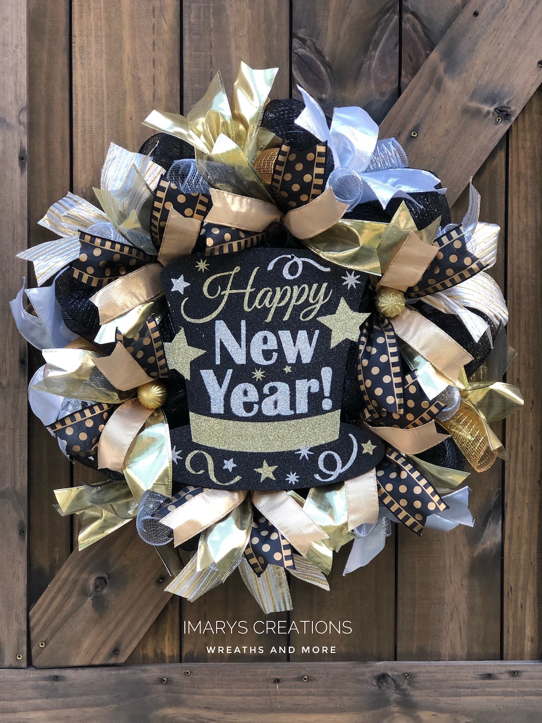New Year's Wreath, New Year Wreath, Newyear Wreath, Happy New Year's ...