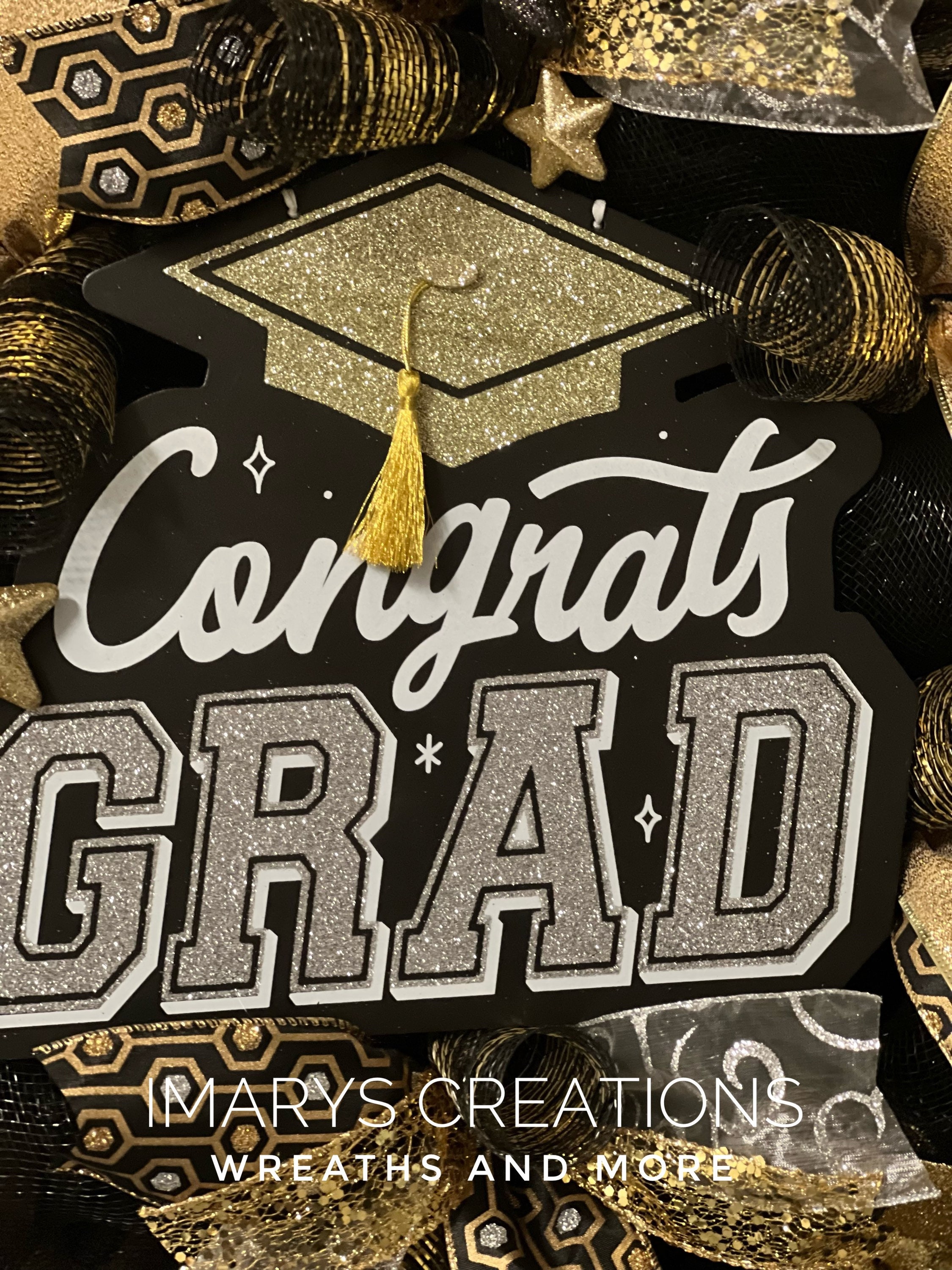 Graduation Wreath Congrats Grad Graduation Decor Graduation - Etsy