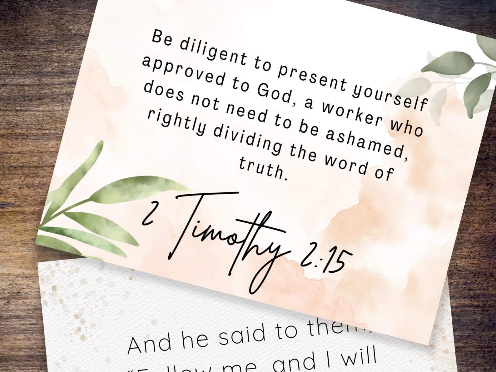 52 Printable Bible Verse of the Week Cards, Scripture Cards for Verse ...