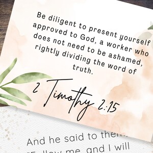 52 Bible Verse Cards: Scripture Memory Cards (instant Download) - Etsy