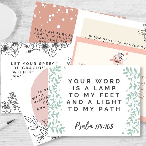 Scripture Cards - Etsy