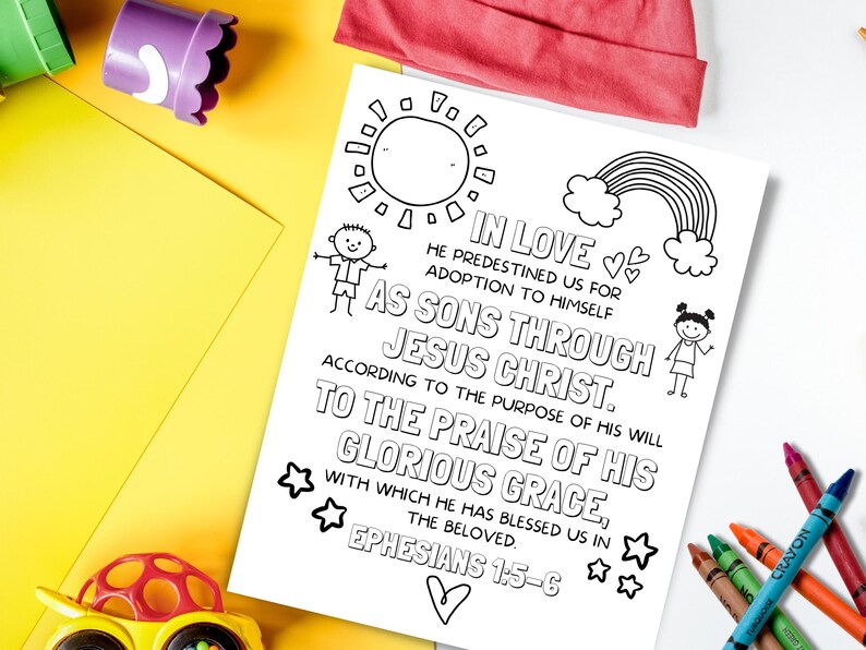 Bible Verse Coloring Pages for Kids: Christian Homeschool Activity (PDF ...