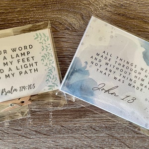 52 Bible Verse of the Week Cards, Scripture Cards, Scripture Cards for ...