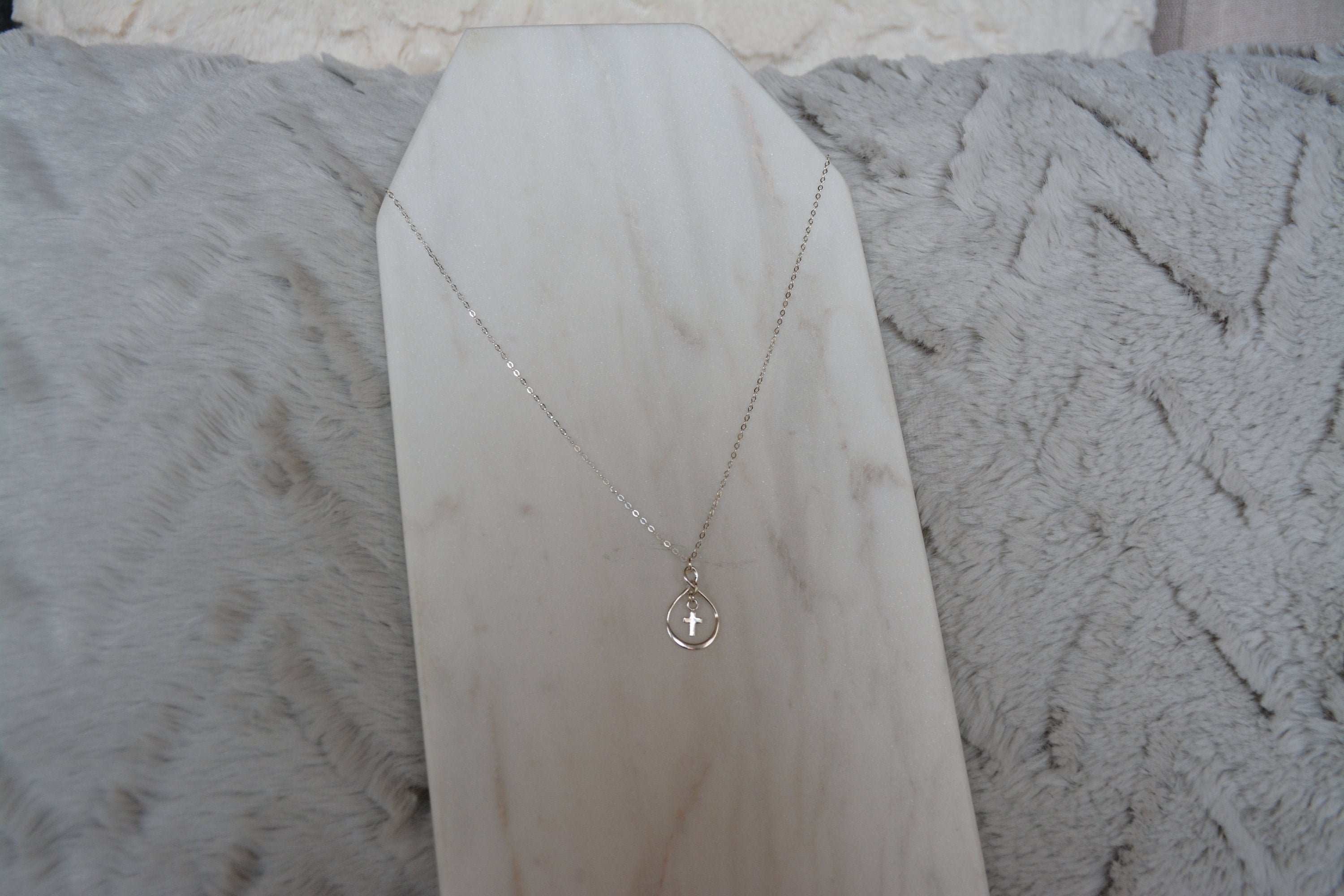 The Cross With an Infinity Symbol in Sterling Silver Faith - Etsy