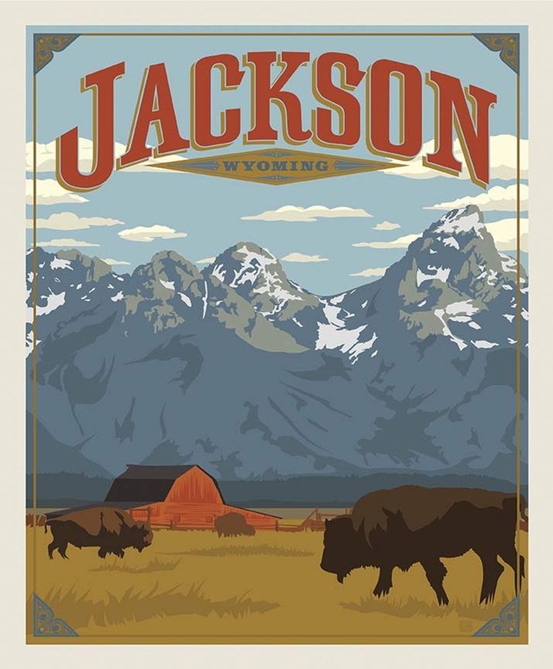Destinations Jackson Poster Panel - Etsy
