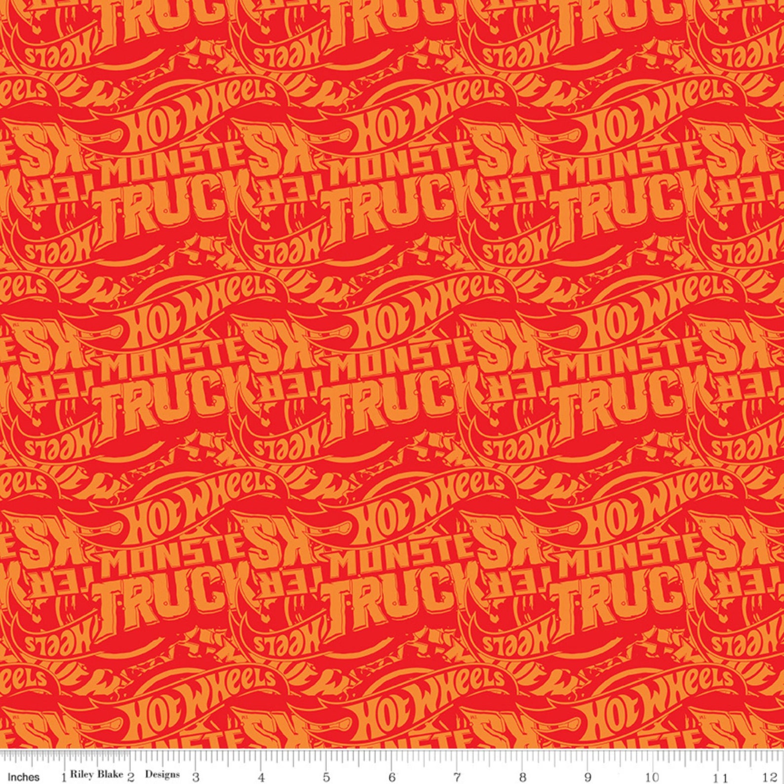 Hot Wheels Monster Trucks Tonal Red - Etsy