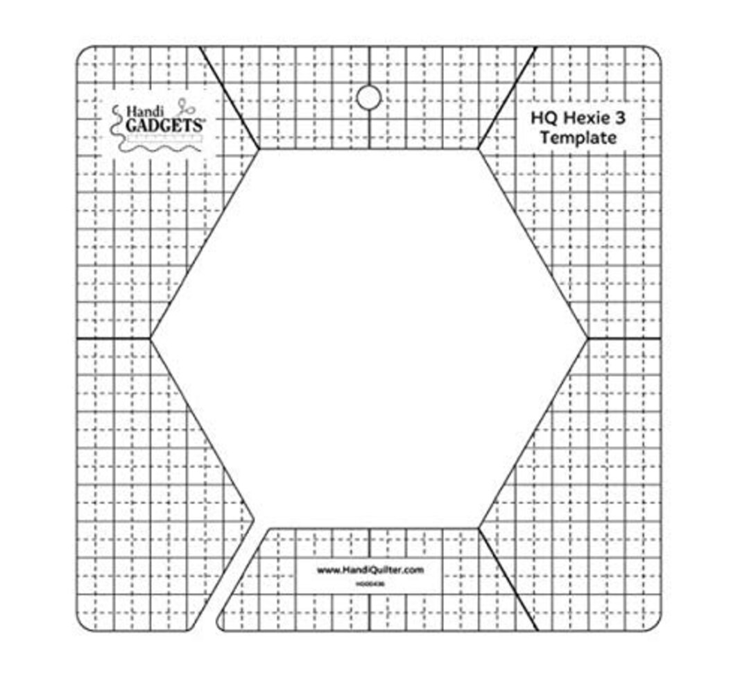 Handi Quilter 3" Hexie Template for Quilting - Etsy