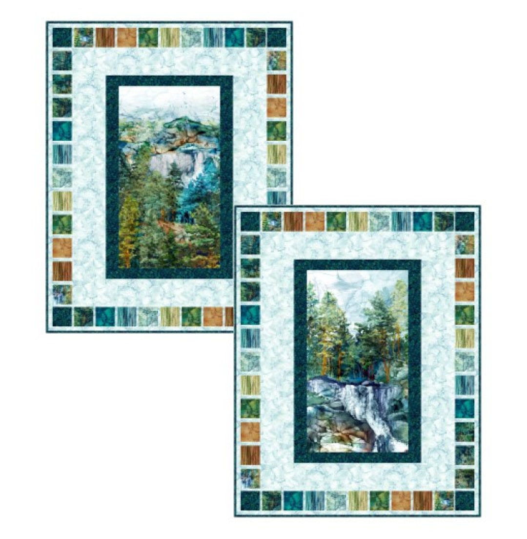 Landscape Gallery-cedarcrest Falls Quilt Pattern - Etsy
