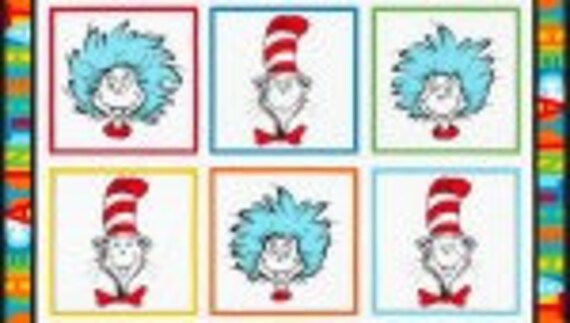 The Cat in the Hat Celebration Panel - Etsy