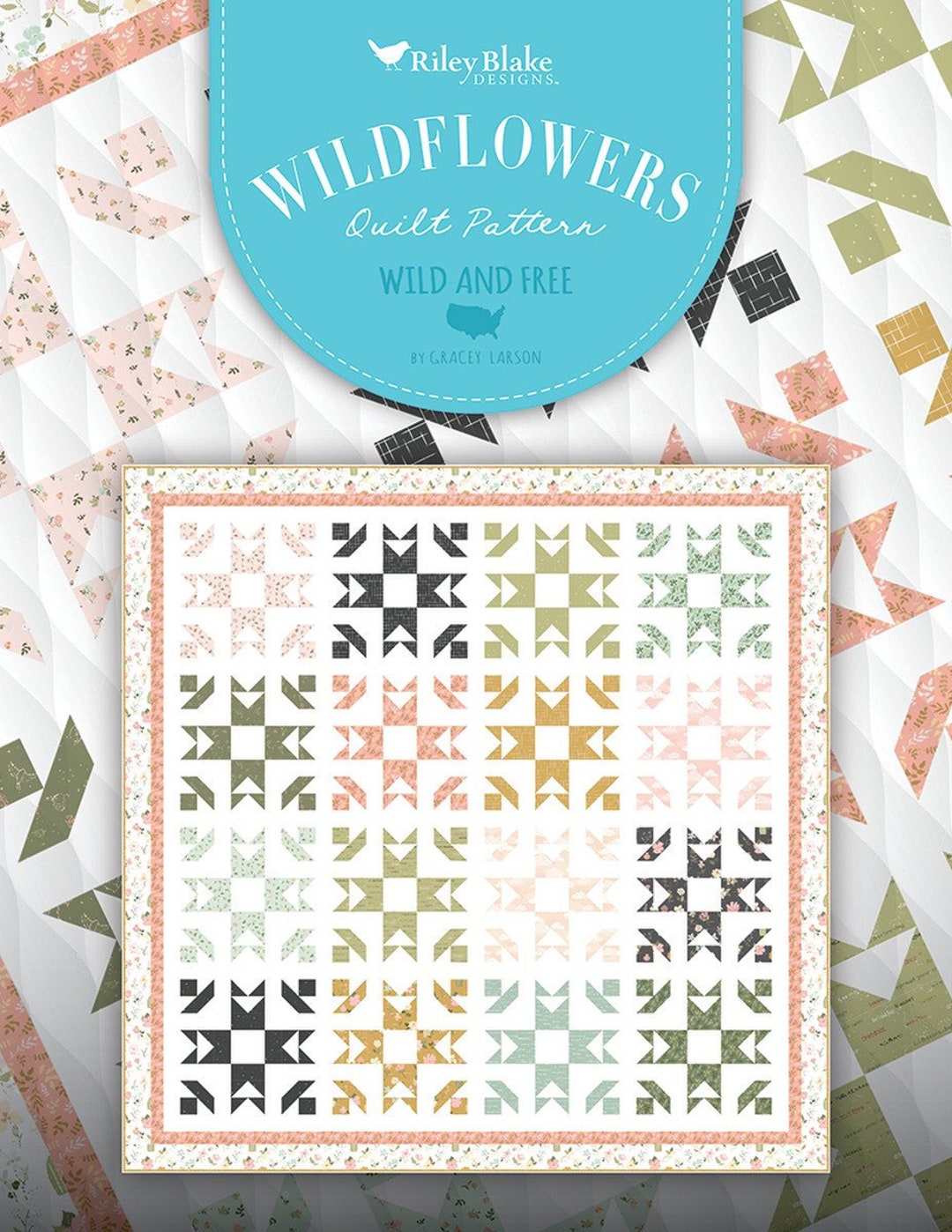 Wildflower Quilt Pattern - Etsy