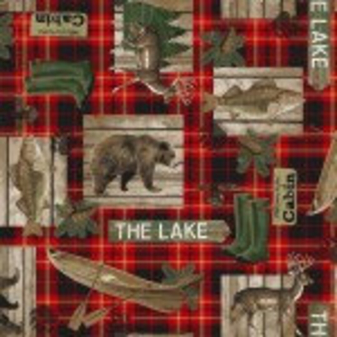 Red Lake House Plaid - Etsy