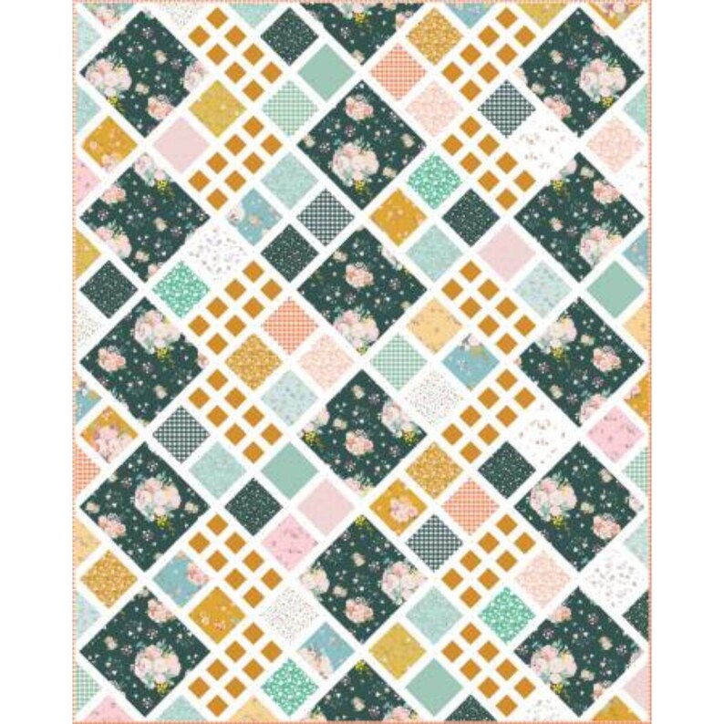 Allie Perry Modern Chalet Quilt Pattern - Etsy
