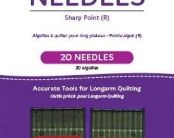 Handi Quilter Longarm Quilting Needles - Standard Sharp Point (R) Size ...