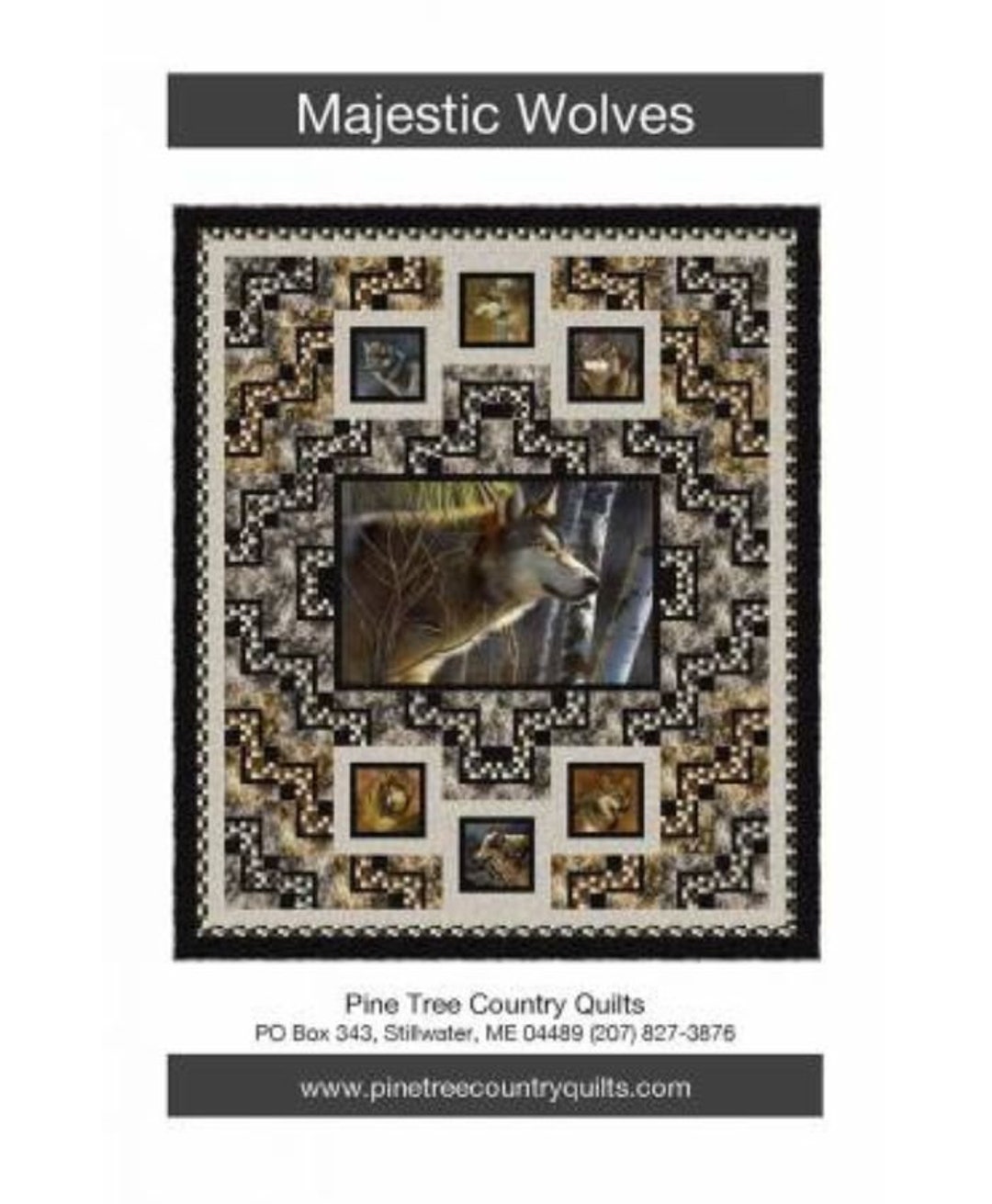 Majestic Wolves Quilt Pattern - Etsy