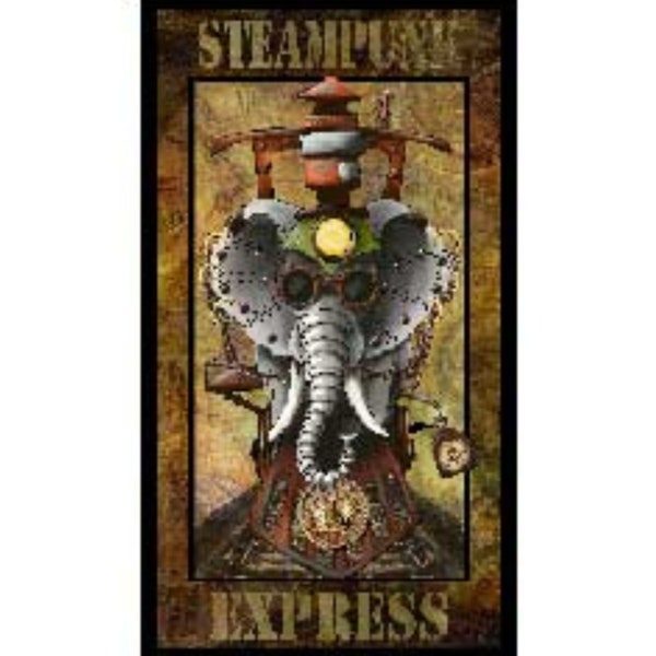 Steampunk Fabric Panel - Etsy