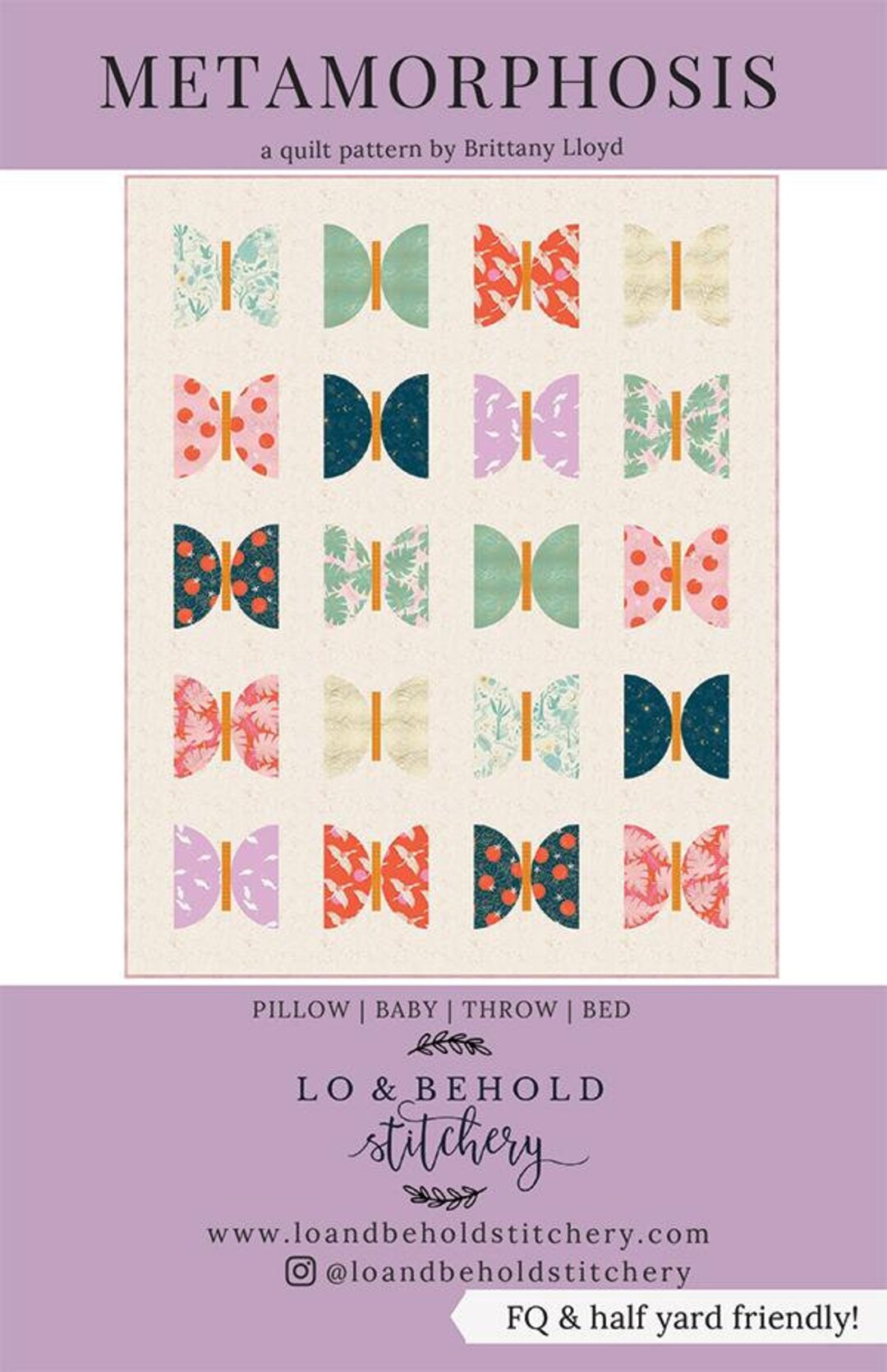 Metamorphosis Lo & Behold Quilt Pattern - Etsy
