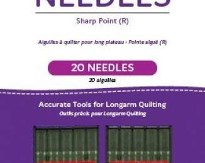 Handi Quilter Longarm Quilting Needles - Standard Sharp Point (R) Size ...