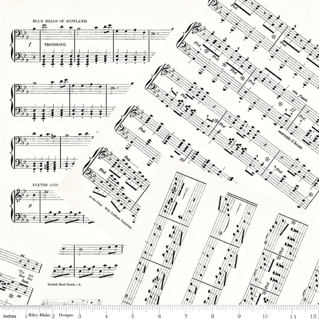 Art Journal Music White - Etsy
