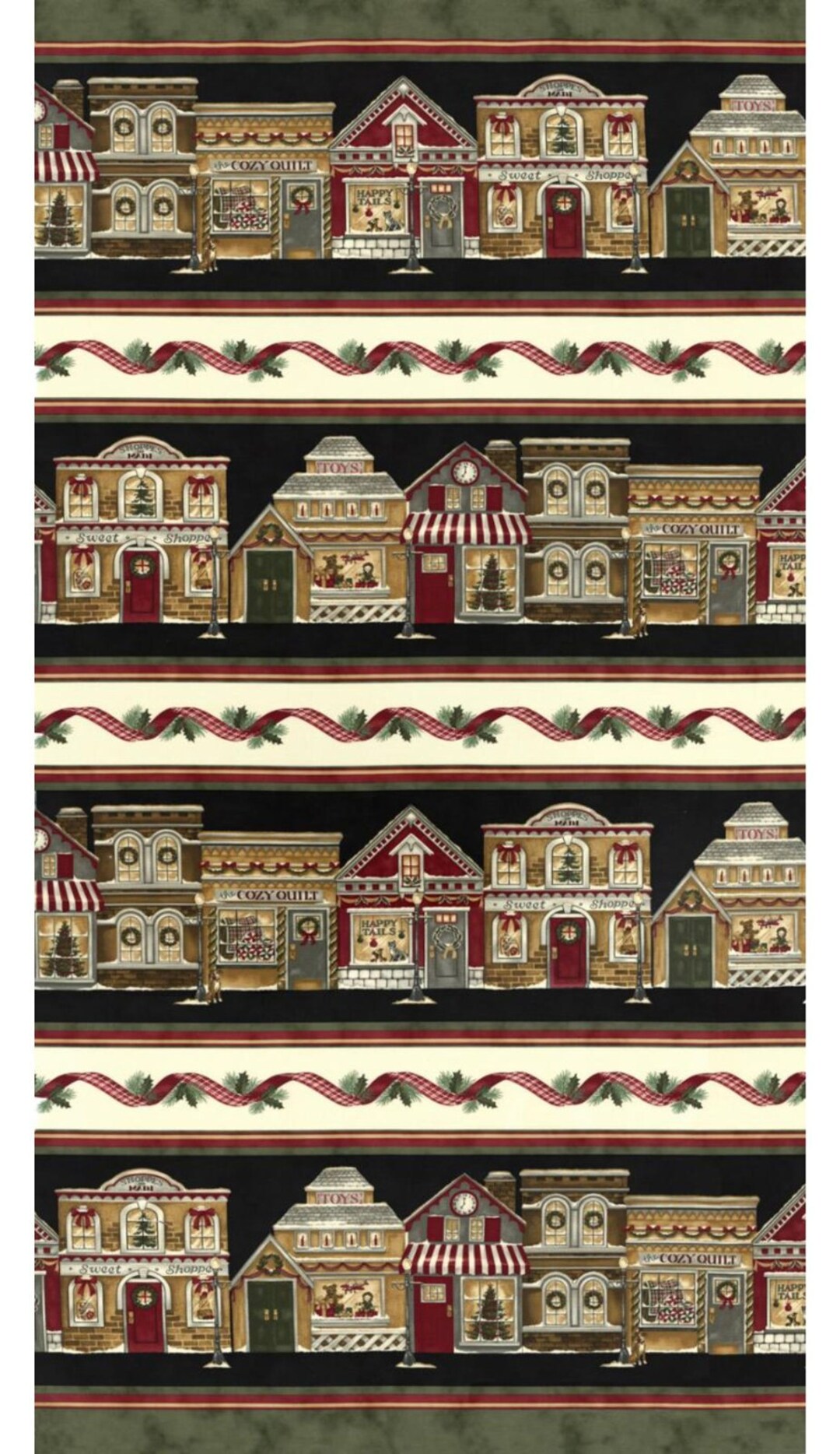 Shoppes on Main Charcoal Border - Etsy