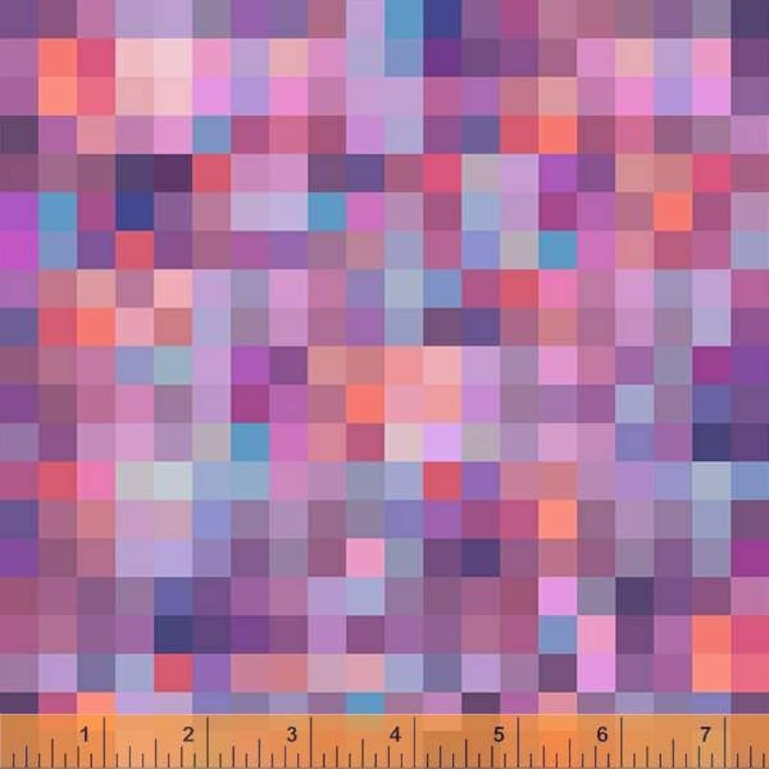 Pixel Magenta Pixel Play Digitally Printed - Etsy