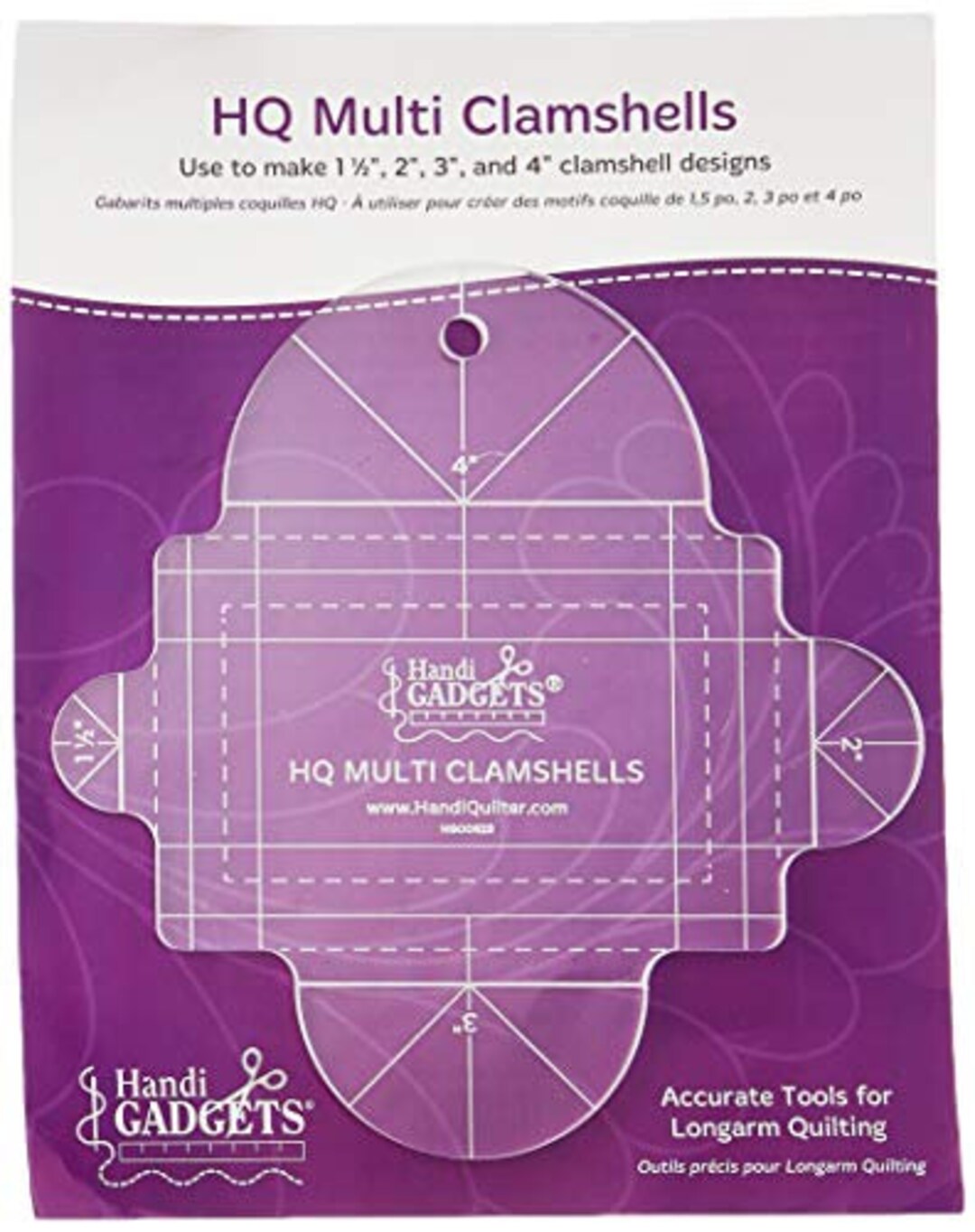 Hq Multi Clamshell Template Quilt Tools - Etsy