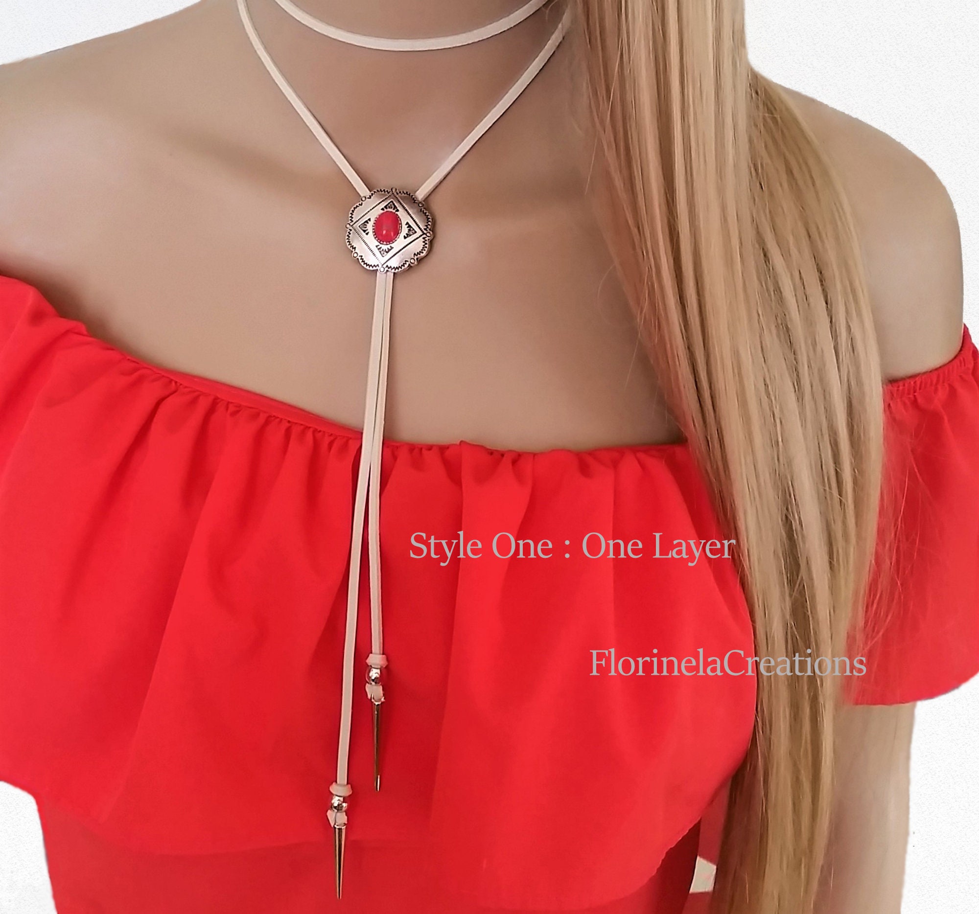 Turquoise Horse Eye Stone Bolo Tie-western Cowboy Style Bola-necktie ...