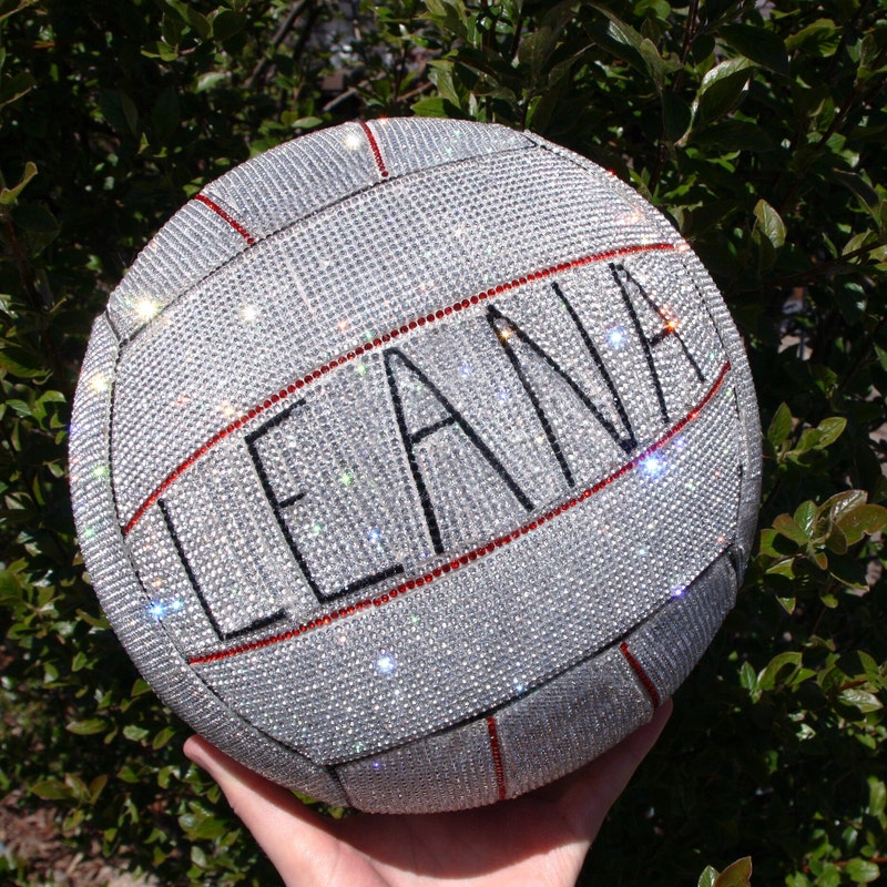 Customized Bling Volleyball - Etsy