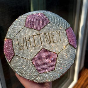DIAMOND SOCCERBALL Blinged Out Soccerball Kids Sized Women’s Sports ...