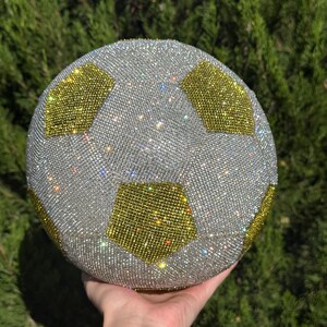 DIAMOND SOCCERBALL Blinged Out Soccerball Kids Sized Women’s Sports ...