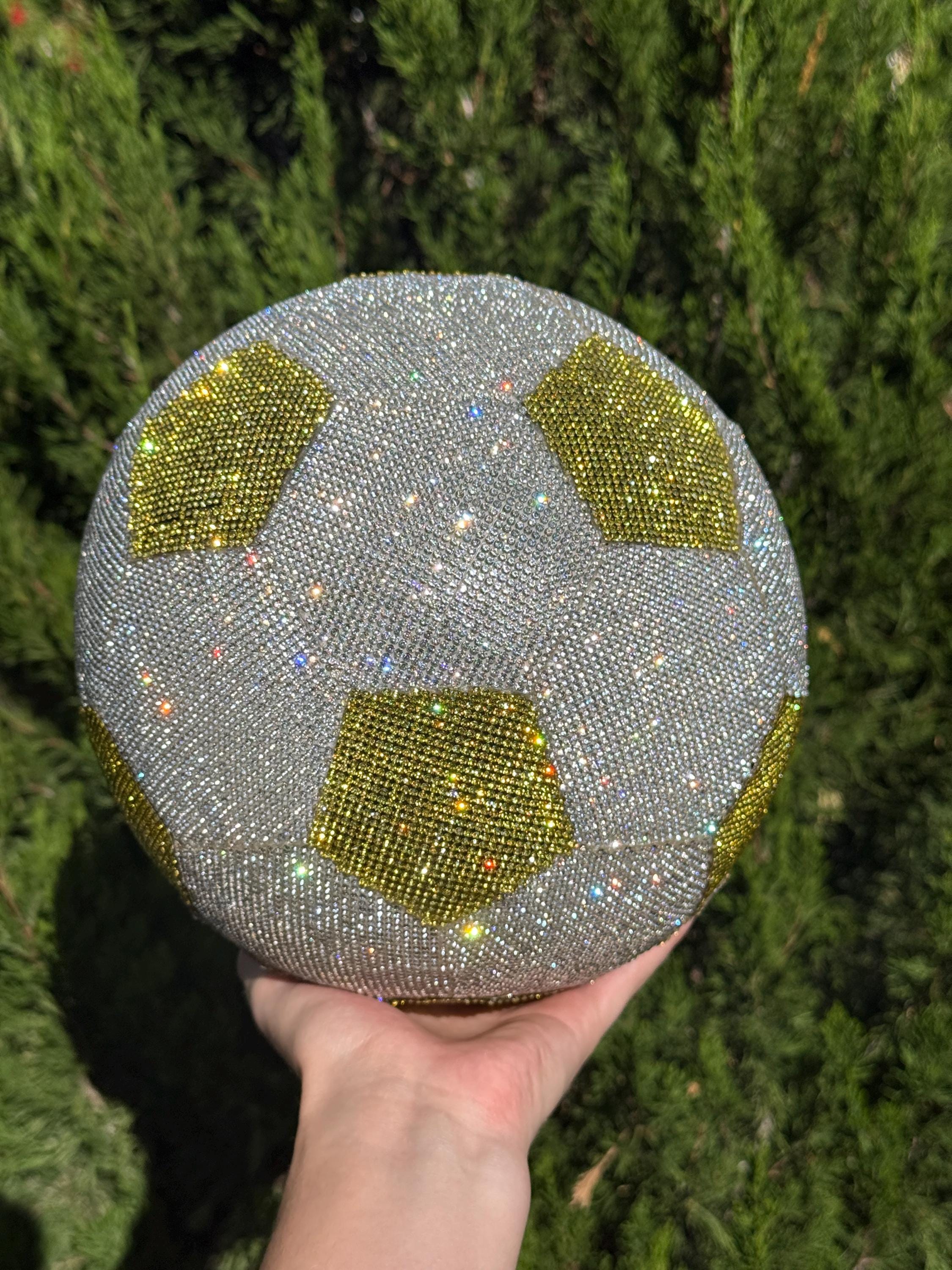 DIAMOND SOCCERBALL Blinged Out Soccerball Kids Sized Women’s Sports ...