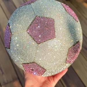 DIAMOND SOCCERBALL Blinged Out Soccerball Kids Sized Women’s Sports ...