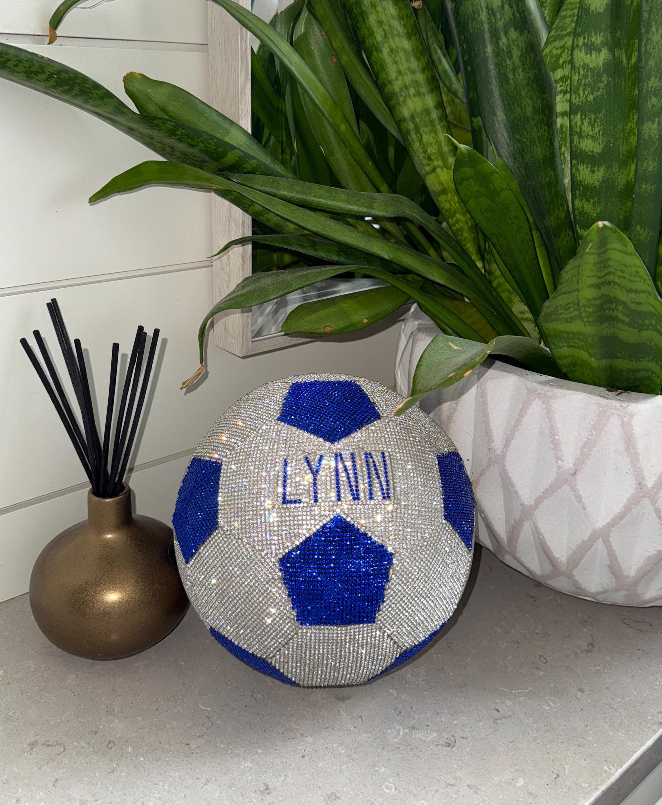 DIAMOND SOCCERBALL Blinged Out Soccerball Kids Sized Women’s Sports ...